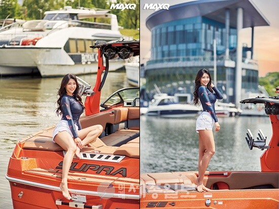 헬스 남성잡지 ‘맥스큐’ 커버걸 박현진… 美친 몸매로 완판녀 등극